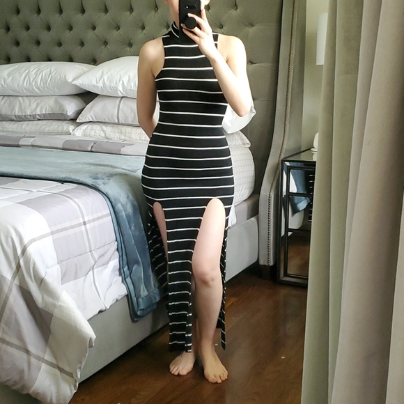 Snap | Dresses | Snap Double Slit Maxi Dess | Poshmark